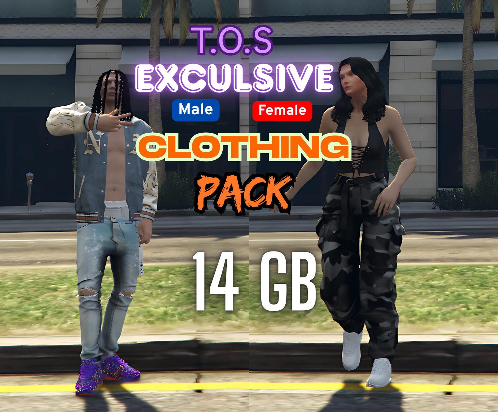 Fivem Clothing Pack: Exclusive Male & Female Apparel - Etsy