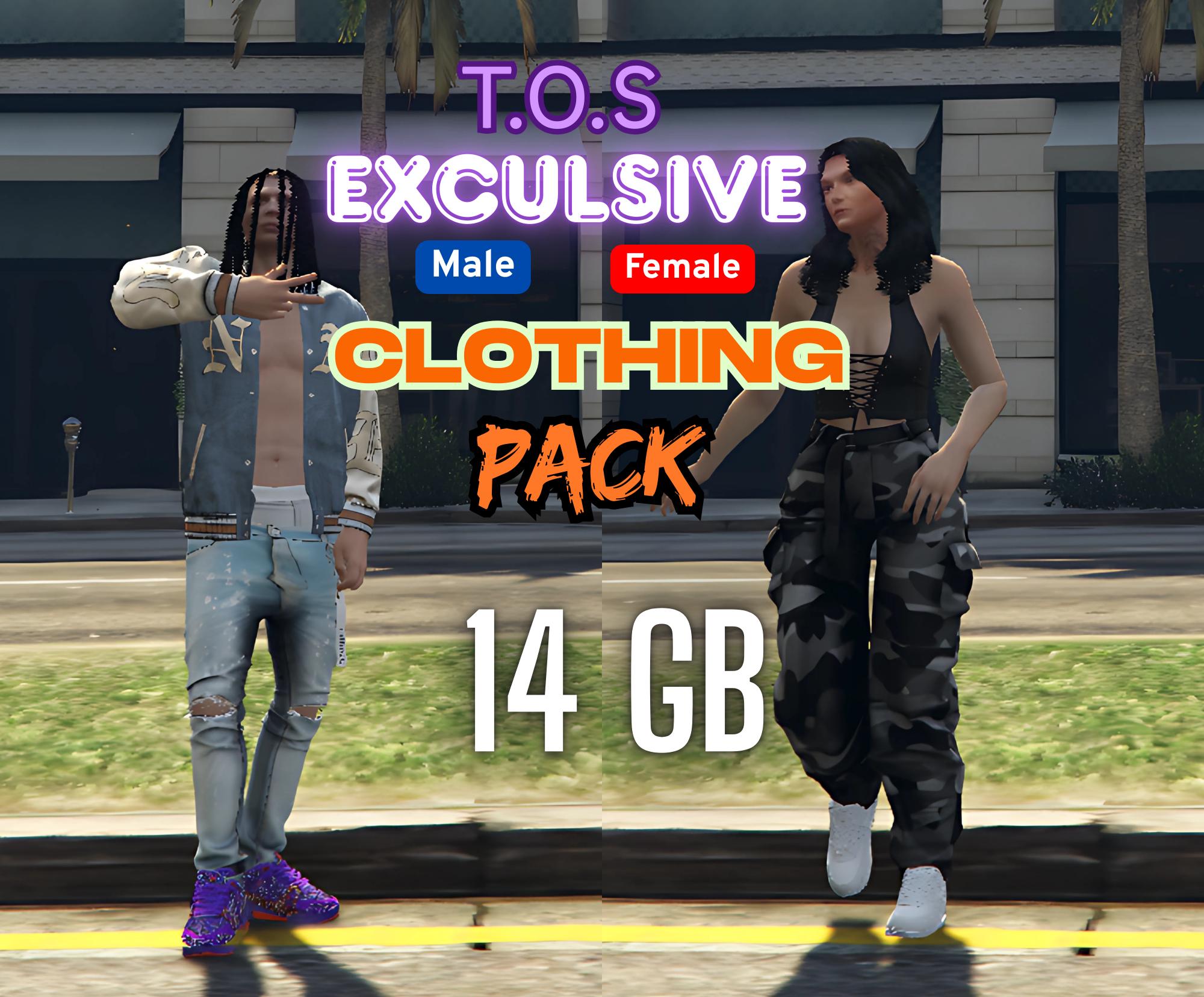 Fivem Clothing Pack: Exclusive Male & Female Apparel - Etsy