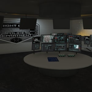 Night City Police Department Fivem MLO: Custom Interior, Optimized ...