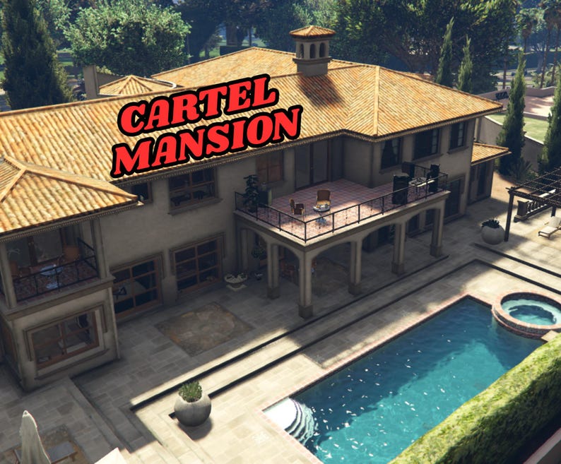 Cartel Mansion Fivem MLO | Fivem Script MLO | Custom Interior | High ...