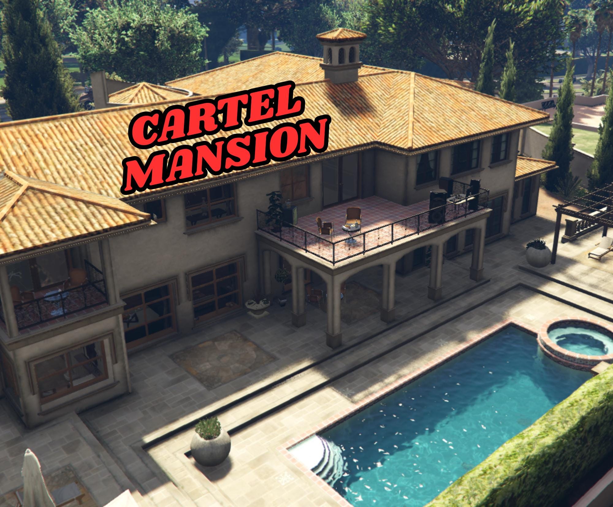Cartel Mansion Fivem MLO | Fivem Script MLO | Custom Interior | High ...