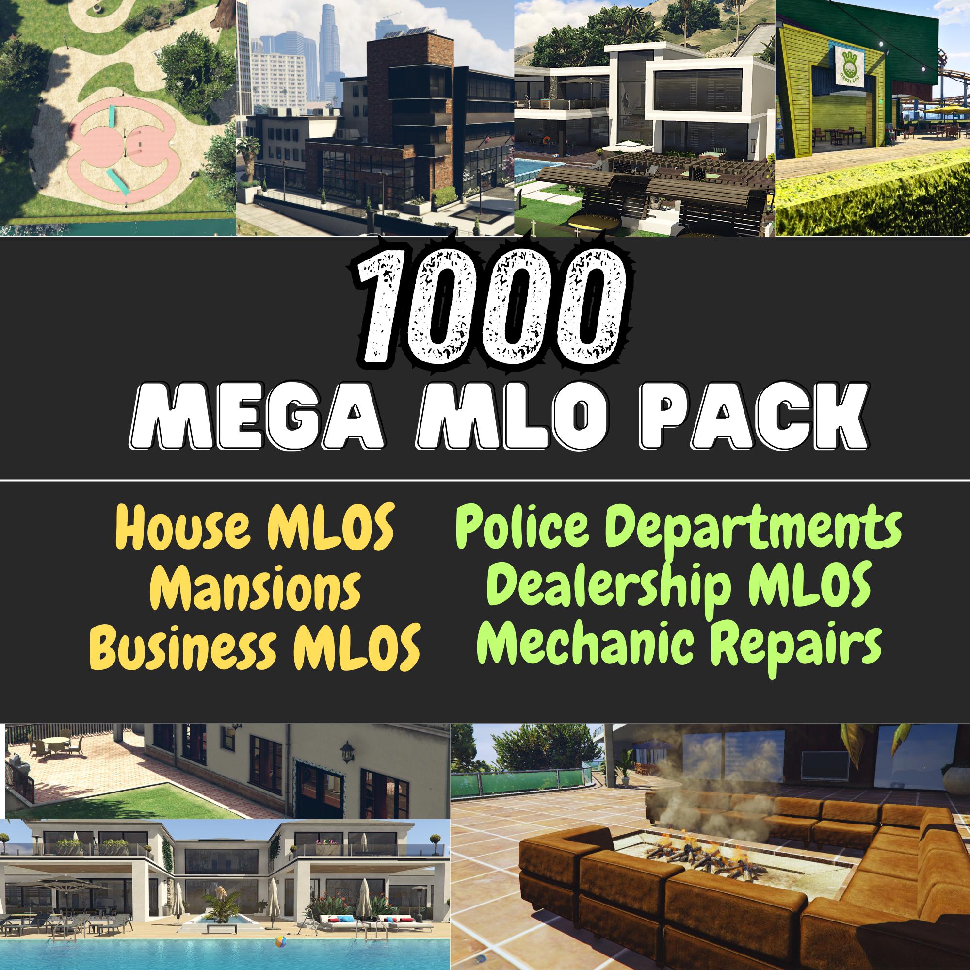 Fivem MLO Pack | 1000 Fivem Mlo House Pack | Fivemm Mansion | Police ...