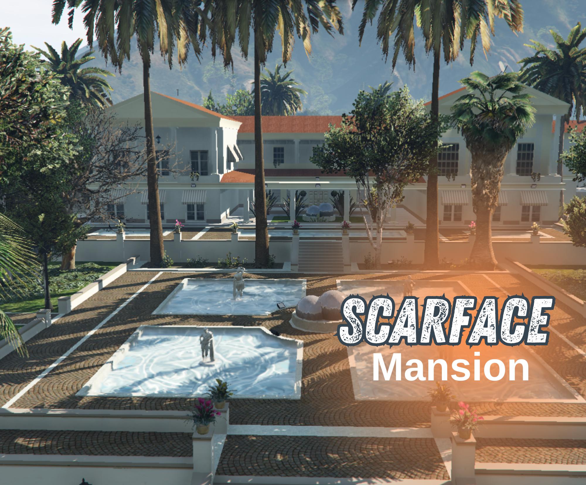 Scarface Mansion Fivem MLO Fivem Script MLO Custom Interior High ...