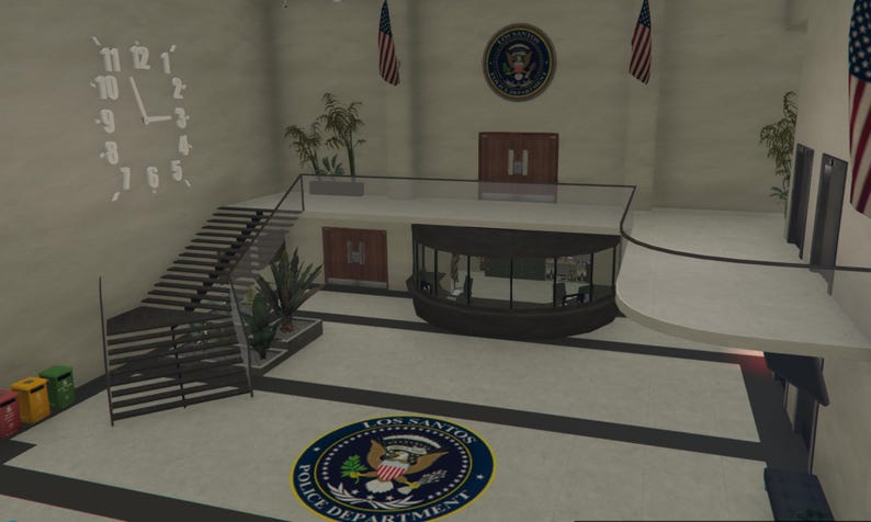 Los Santos Police Department Fivem MLO: Custom Interior, Optimized - Etsy