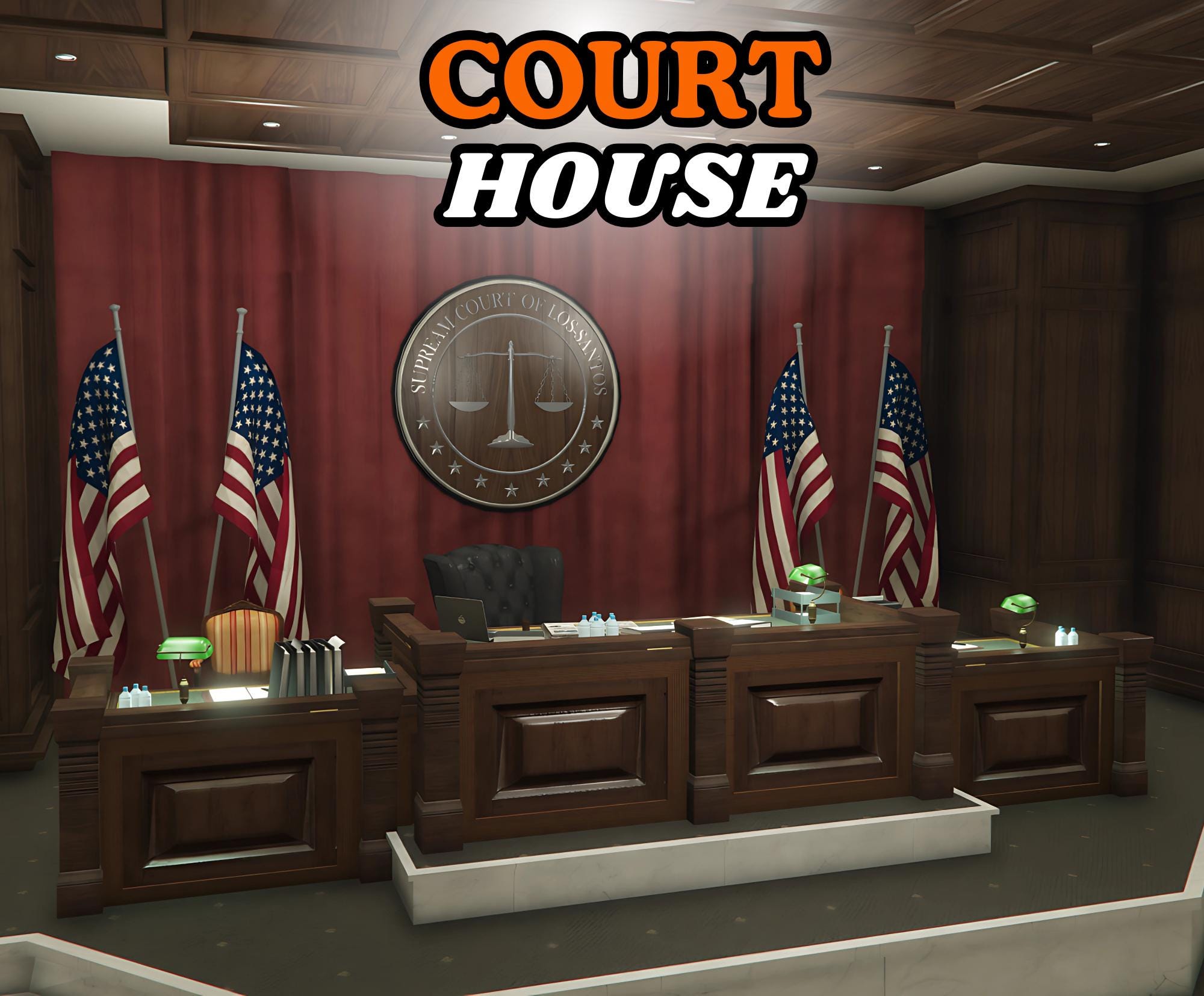 Fivem MLO / Fivem Court House MLO / Fivem Mlo Court / Fivem Justice ...
