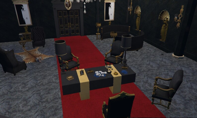 Scarface Mansion Fivem MLO Fivem Script MLO Custom Interior High ...