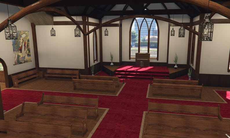 Fivem MLO / Fivem Church MLO / Fivem Mlo 3 Churches / Fivem Religion ...