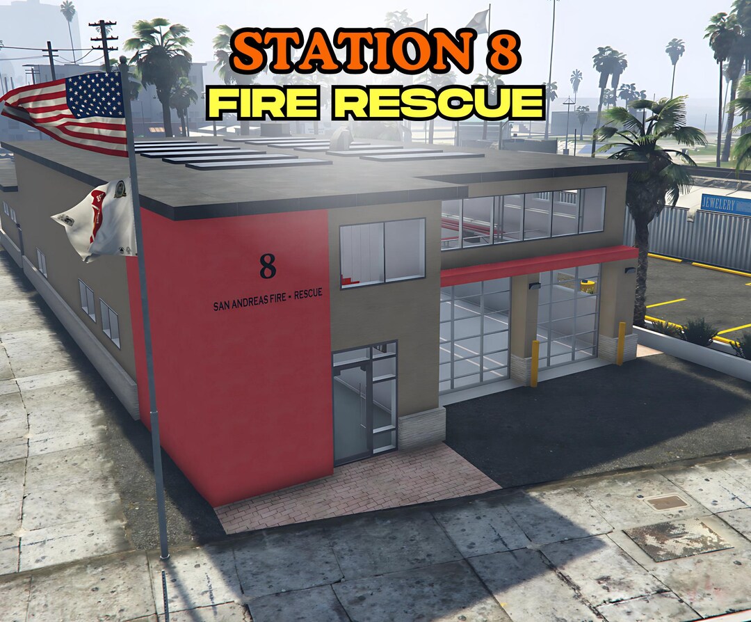 Fivem MLO | Fivem Fire Department MLO | Fivem Station 8 Fire Department ...