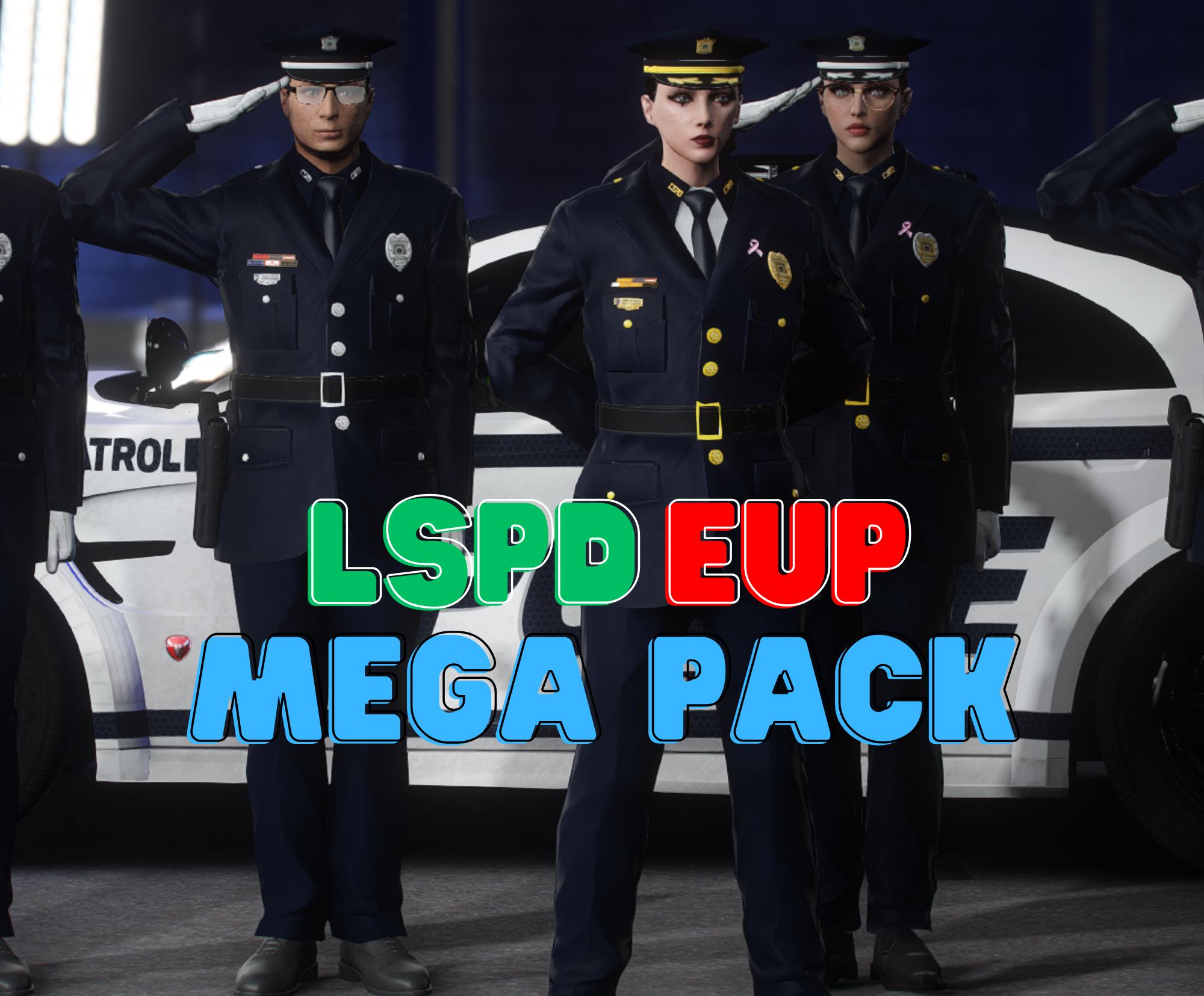 Fivem Clothing Pack | Fivem Clothes | LSPD EUP Mega Pack | Fivem Police ...