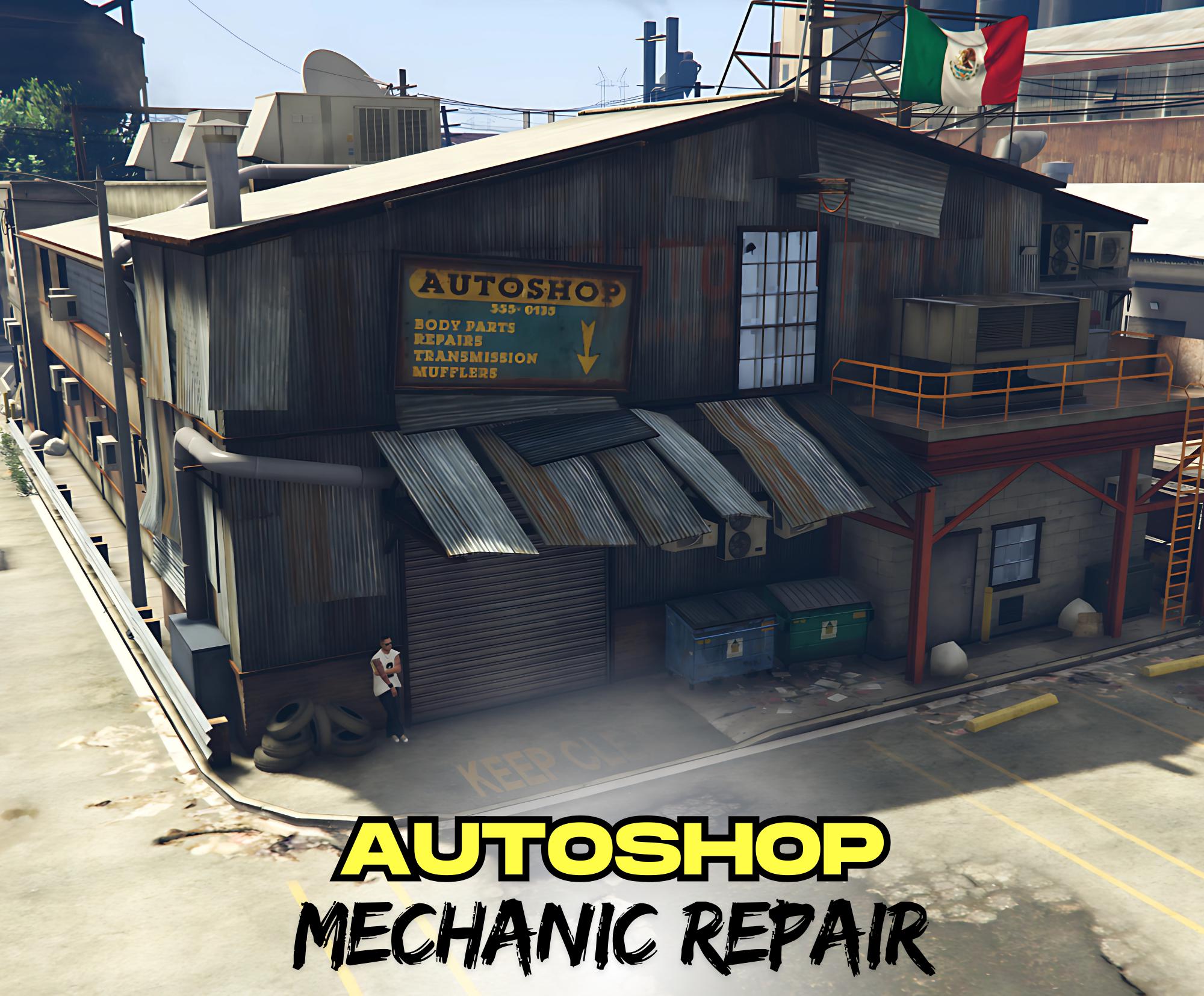 Fivem MLO | Fivem Auto Repair | Fivem Mechanic Car Repair | Fivem ...