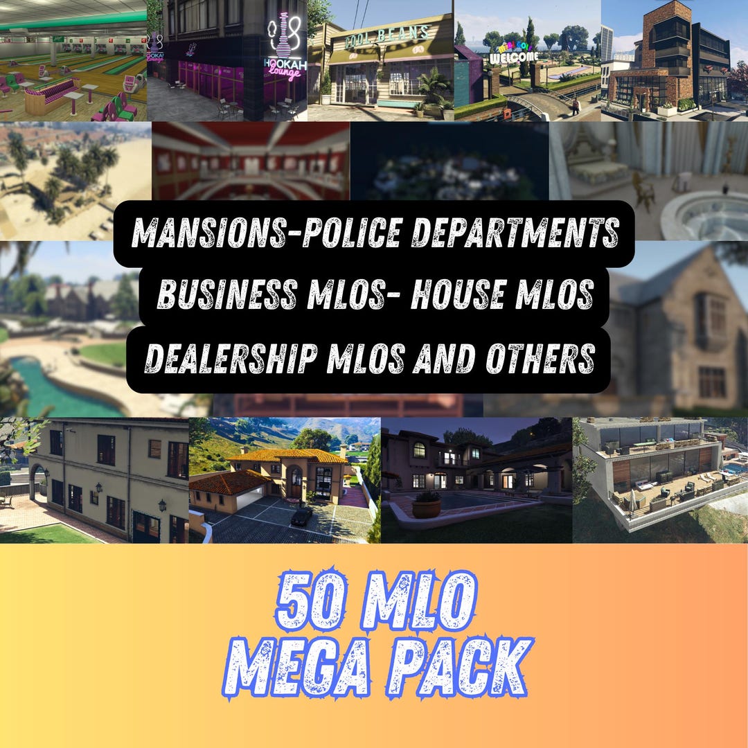 Fivem 50 MLO Pack | Fivem MLO Pack | Custom Interior | High Quality ...