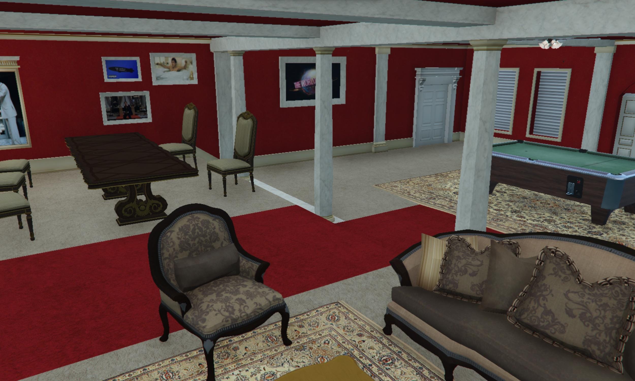 Scarface Mansion Fivem MLO Fivem Script MLO Custom Interior High ...