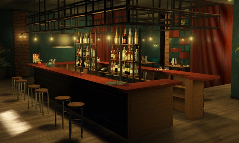 Fivem MLO Cranberry Bar | Fivem Script MLO | Custom Interior | High Quality Design | Fivem Ready ...