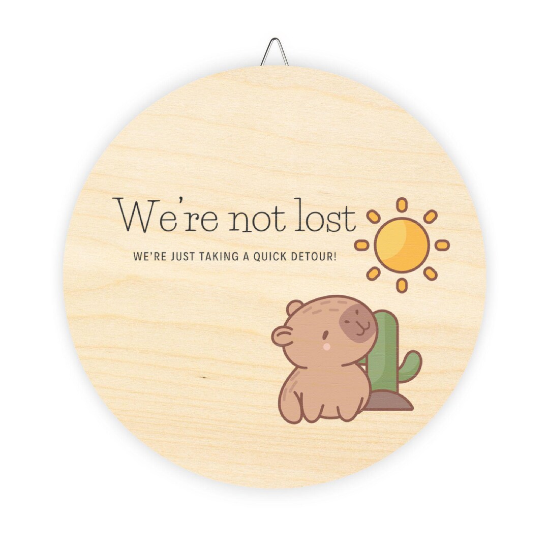 Wood Signs, Cute Capybara Wooden Sign, Wall Decor, Home Decor, Funny ...