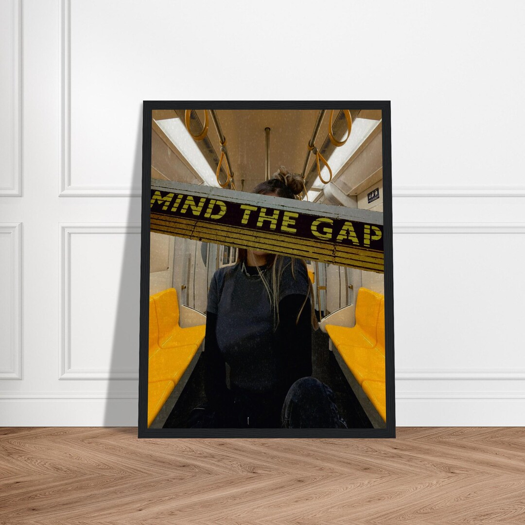 Mind the Gap Poster – London Underground Art, Framed Matte Print - Etsy