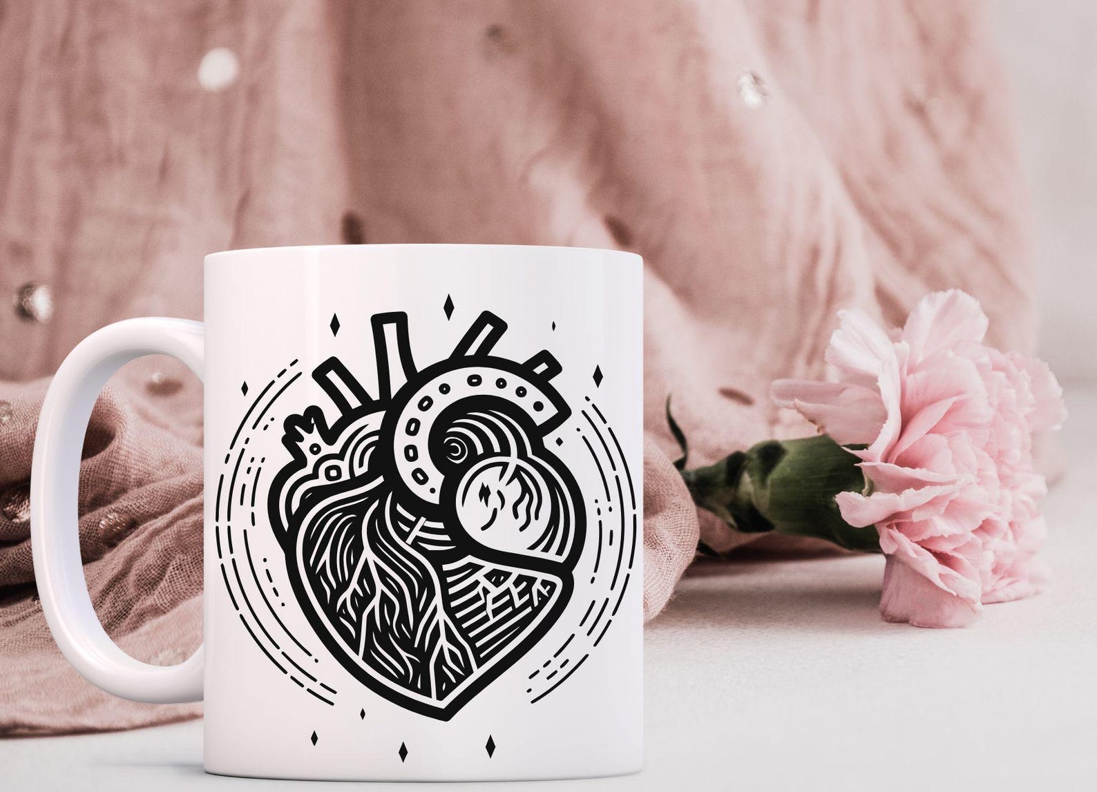 Human Heart Svg, Anatomical Heart Svg Bundle, Heart Svg Bundle ...