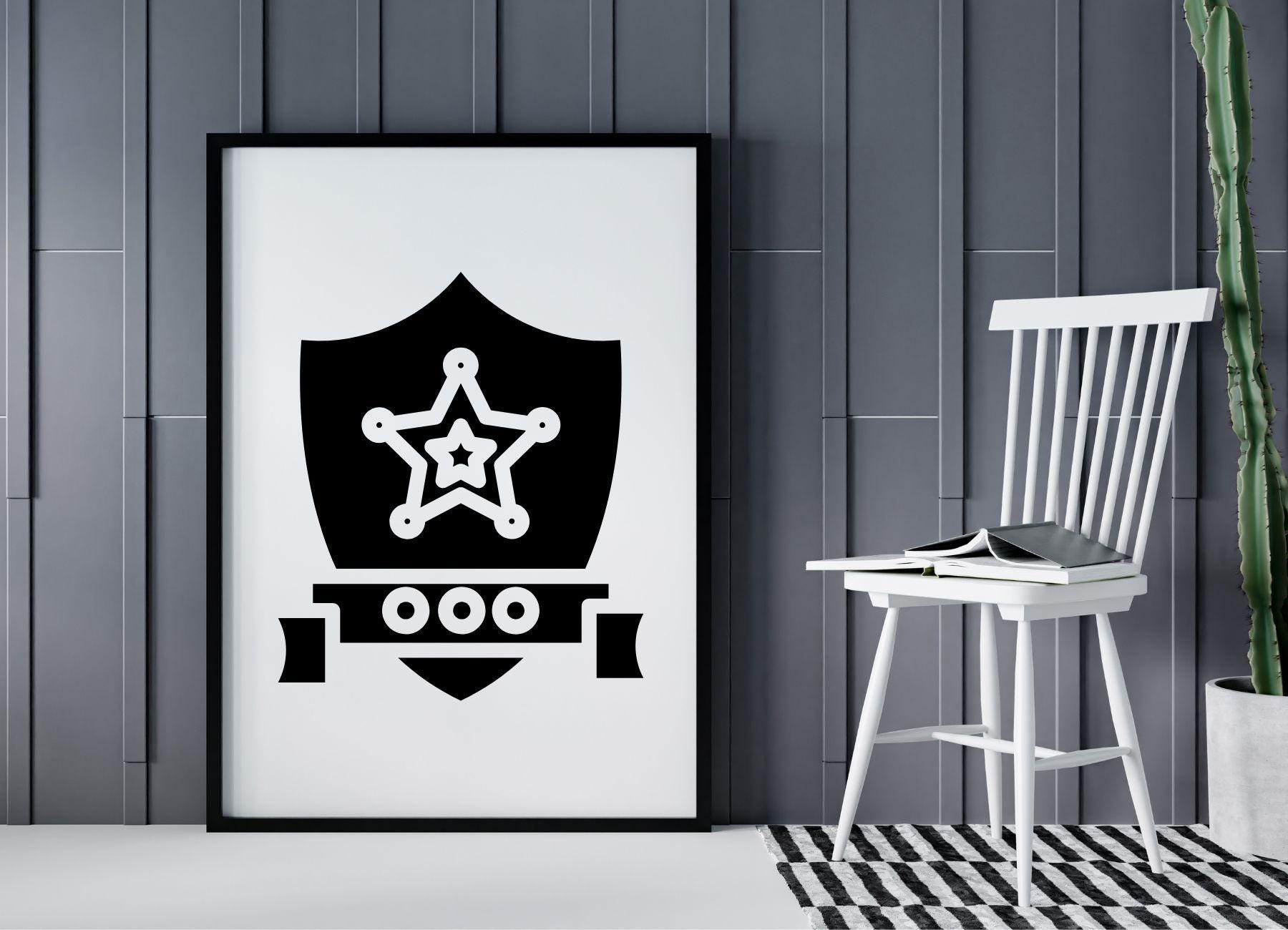 Police Bagdes Svg Bundle, Police Svg, Police Officer Svg, Laser Cut ...