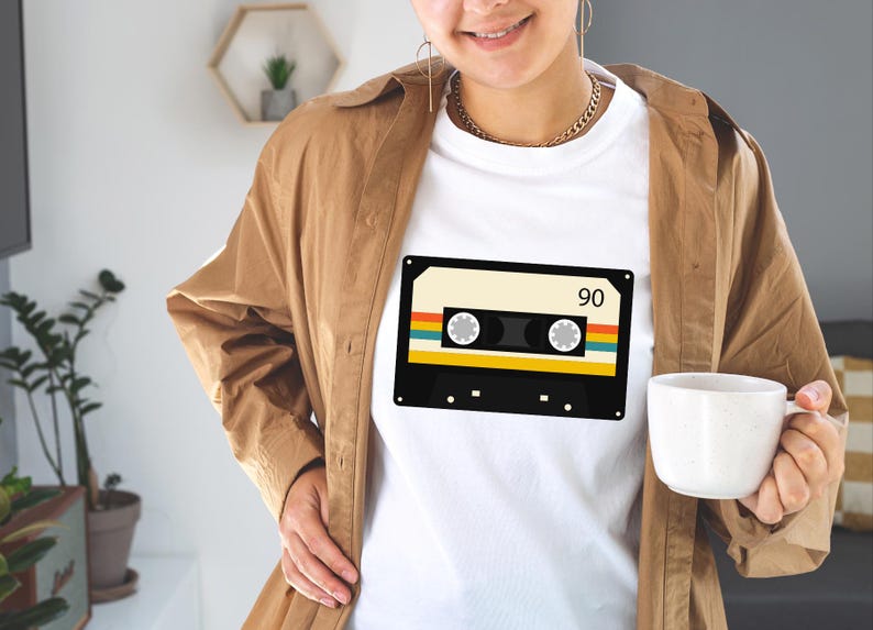 Retro Cassette Tape SVG Bundle, Audio Mixtape Clipart, Cassette SVG ...