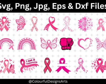 Breast Cancer Awareness Svg, Butterfly Breast Cancer Awareness Svg ...