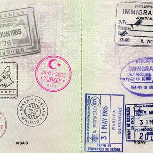 Travel Stamp Svg, City Landmarks, Stamps Collection SVG, Travel City ...