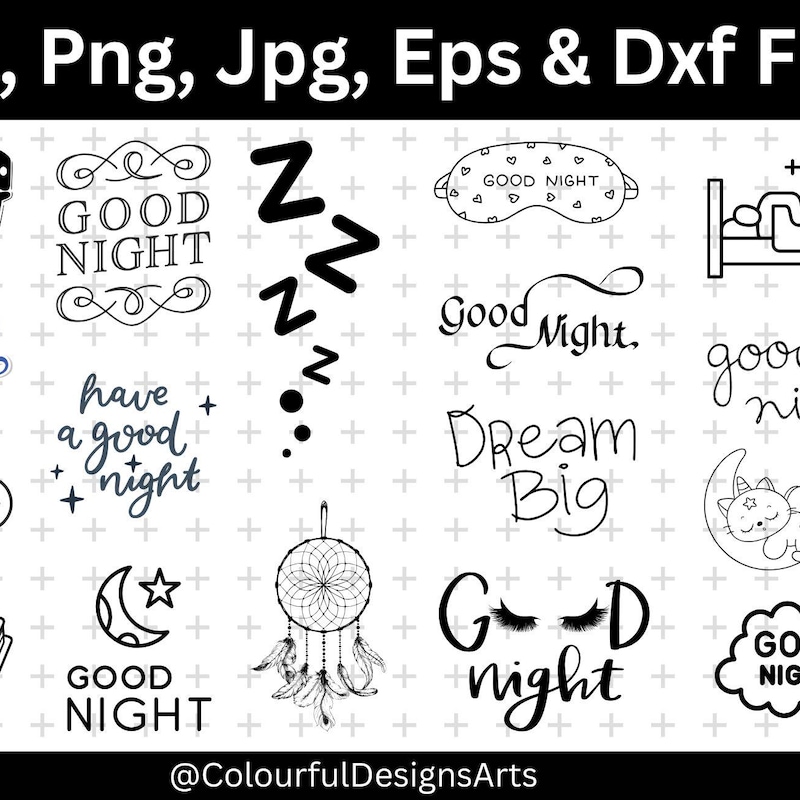 Good Night Sleep - Etsy