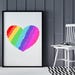 Rainbow Heart SVG Bundle, Heart Clipart, Colorful Heart SVG, Rainbow ...