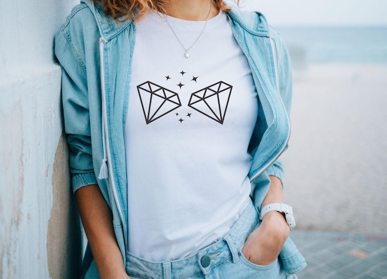 Diamond SVG, Wedding Diamond SVG, Diamond Clipart, Silhouette, Cut ...