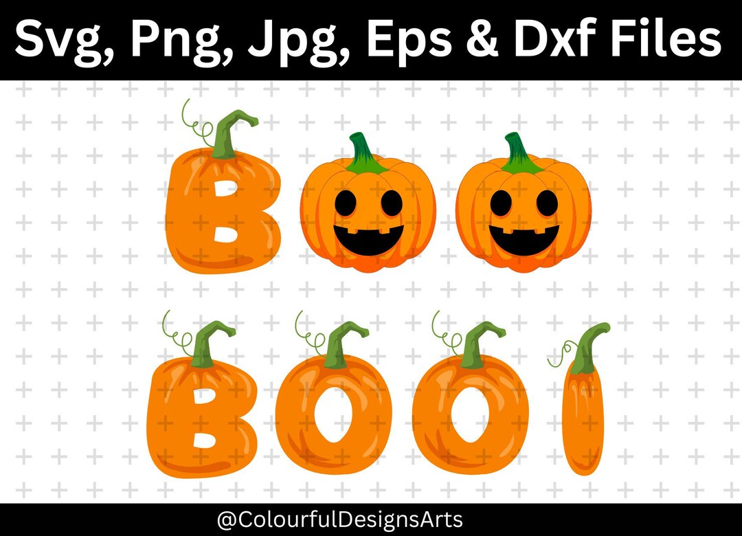 Pumpkin Boo Svg, Boo SVG, Halloween SVG, Pumpkin Svg, Boo Pumpkin SVG ...