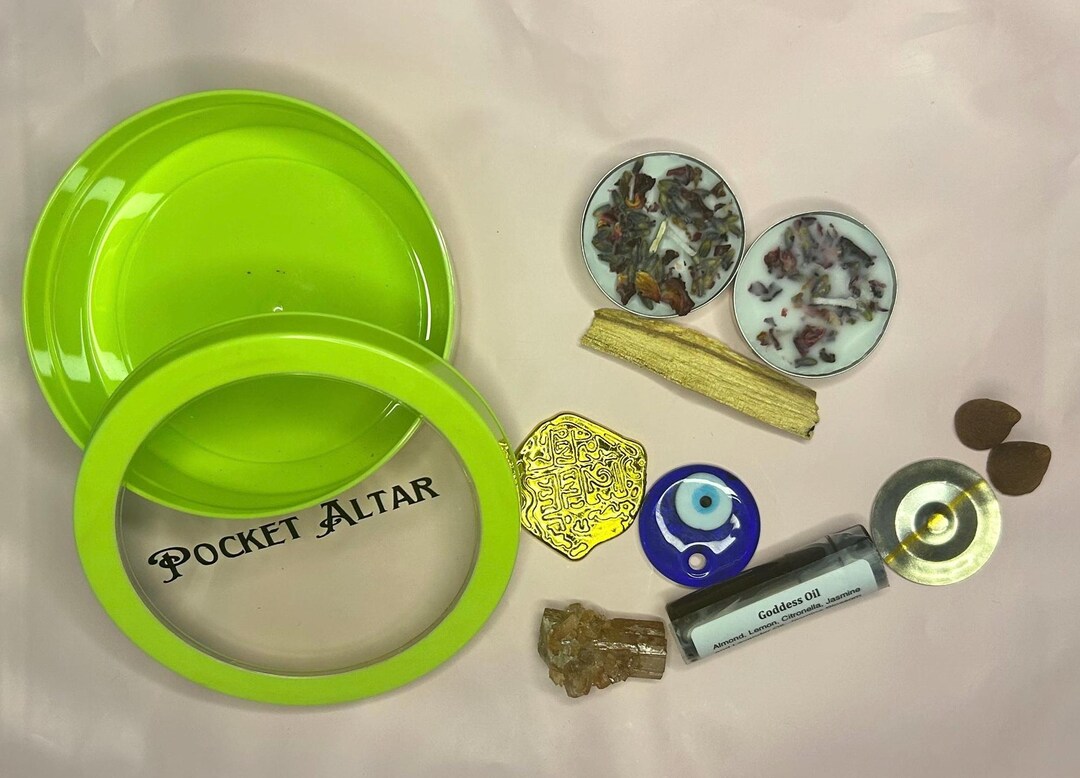 Pocket Altar Kit | Travel Altar for Ritual, Protection & Intention - Etsy