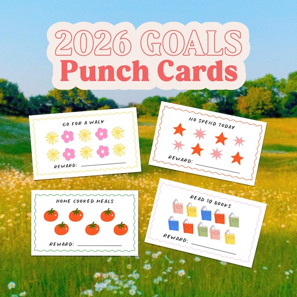 Adhd Goal Cards - Etsy