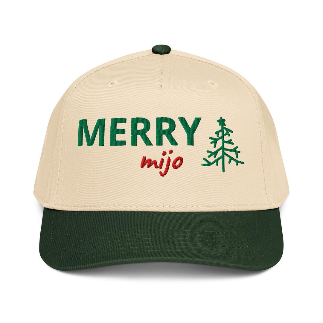 MERRY MIJO Family Christmas Hat: Feliz Navidad 5 Panel Cap - Etsy