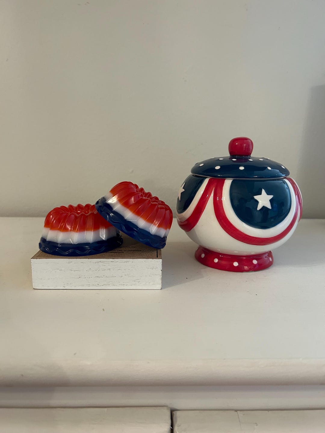 July 4th Jello Mold Round Cake - Etsy