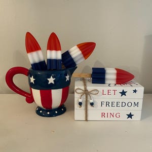 Fake 4th of July Bomb Popsicle / Patriotic Popsicle/ Independence Day ...