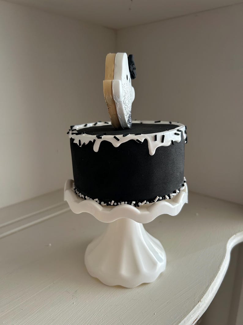 Halloween Ghost Fake Cake: Tiered Tray Decor, Faux Bake - Etsy