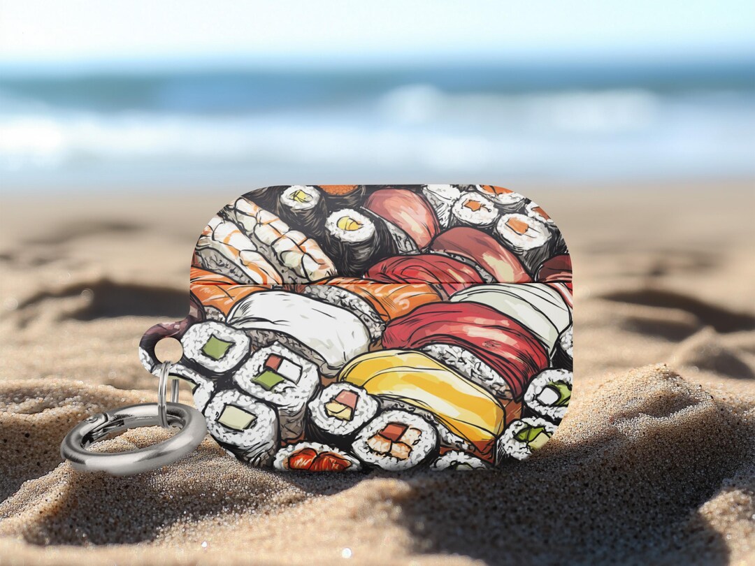 Japanese AirPod Pro 2 Case Cartoon Paint Sushi Art AirPod Pro 1 Cover ...