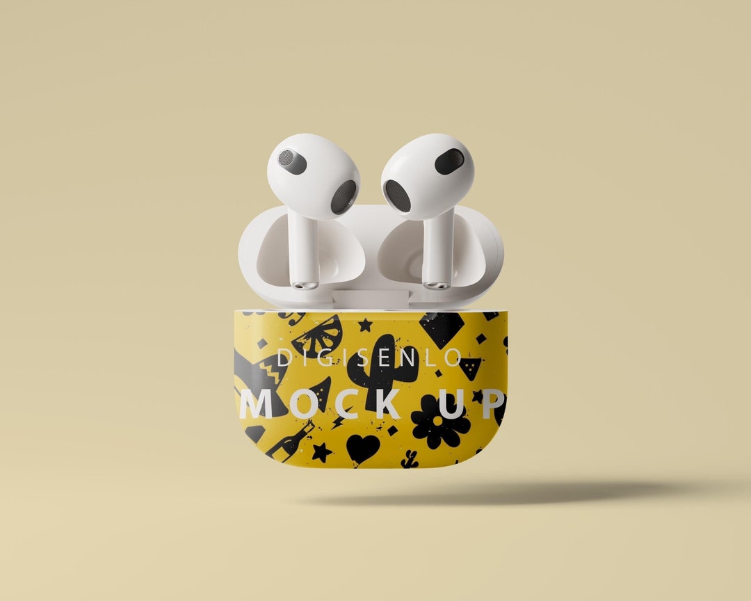 AirPod Case Mockup Template, Everyone Can Easy Edit Free Photopea ...