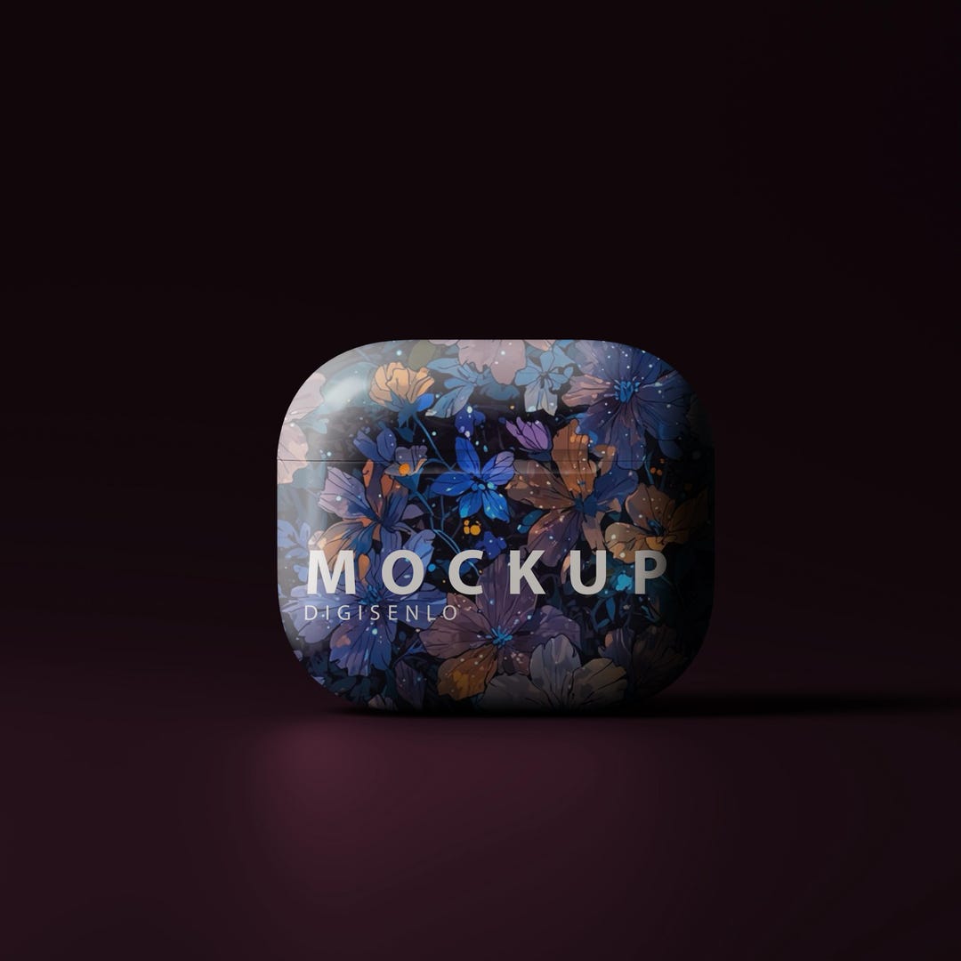 AirPod Case Mockup Template Realistic Photoshop PSD File Customizable ...