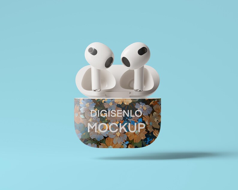 AirPod Case Mockup Template, Everyone Can Easy Edit Free Photopea ...