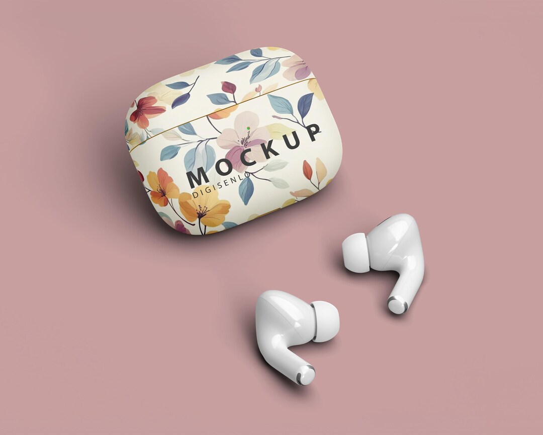 AirPod Case Mockup Template, Everyone Can Easy Edit Free Photopea ...