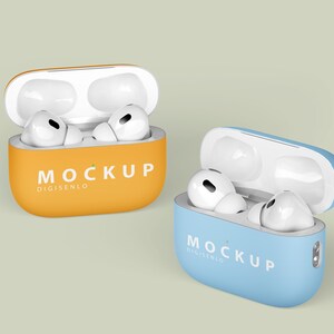 AirPod Case Mockup Template, Everyone Can Easy Edit Free Photopea ...