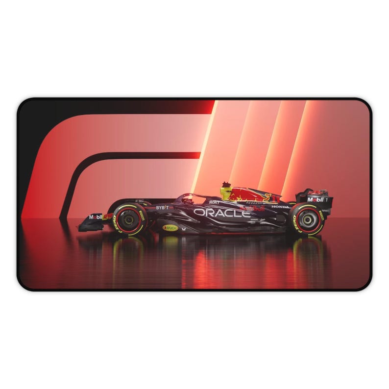 Red Bull Racing F1 Desk Mat RB20 Formula 1 Mouse Pad Grand Prix Car ...