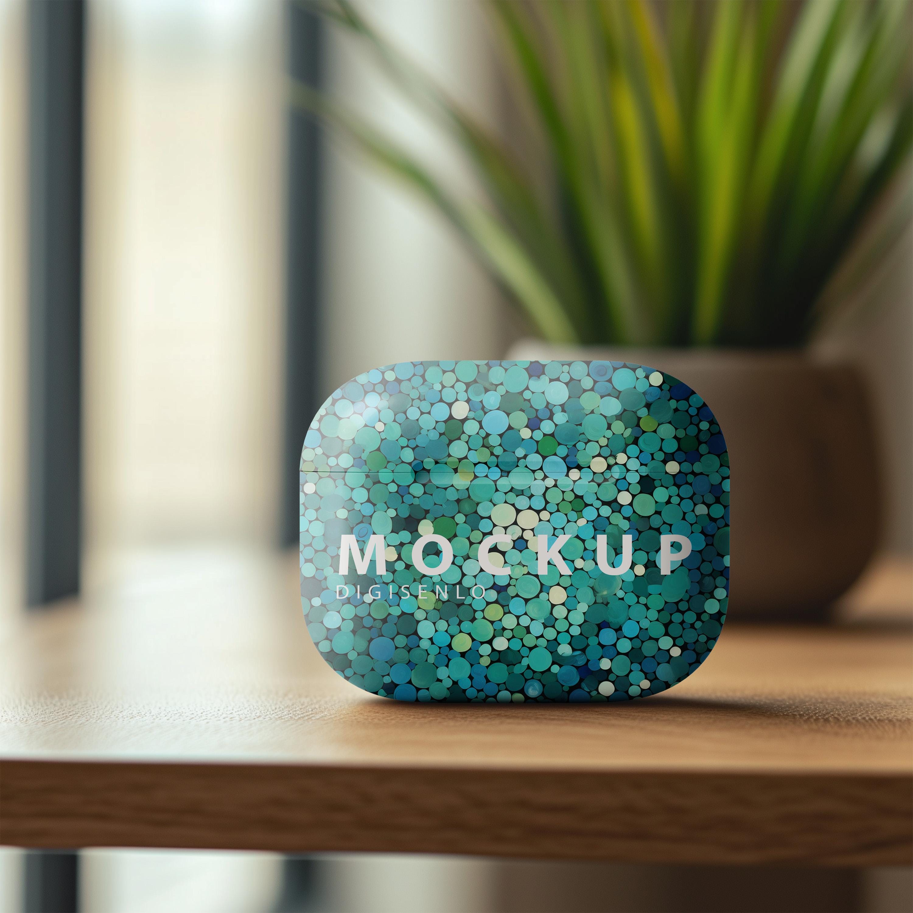 4 AirPod Case Mockup Templates, Easy Edit With Free Photopea Realistic ...
