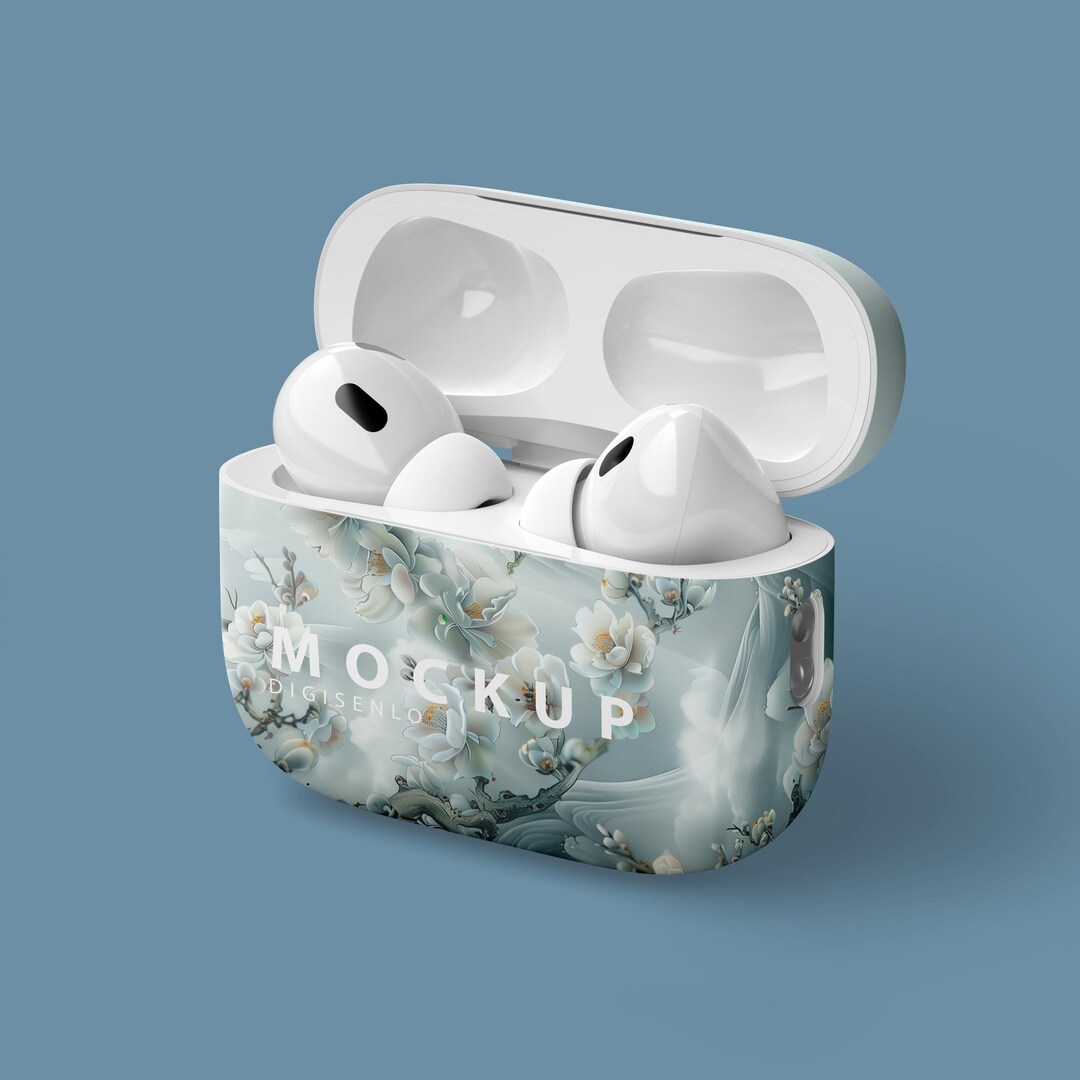 AirPod Case Mockup Template, Everyone Can Easy Edit Free Photopea ...