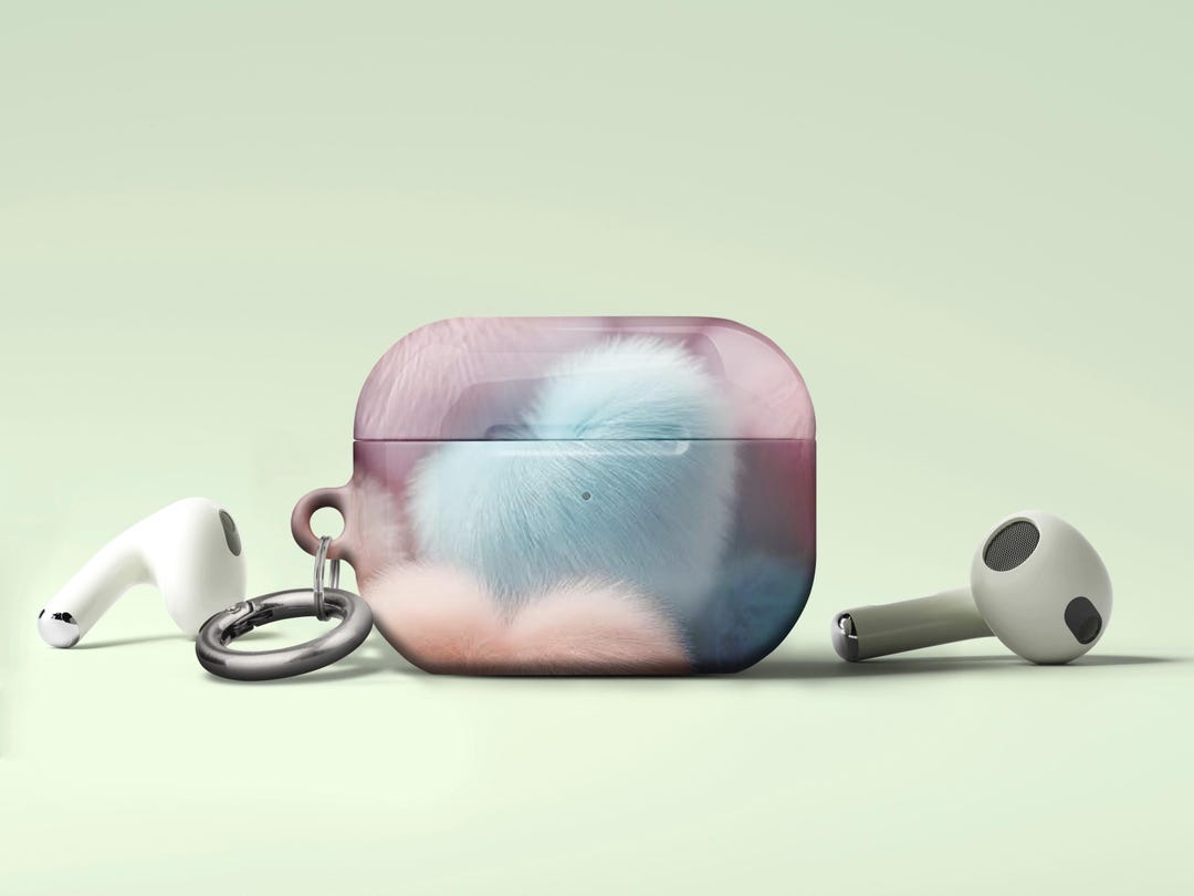 Fur Print Pastel Color Matthias AirPod Case, Keychain Protective Cover ...