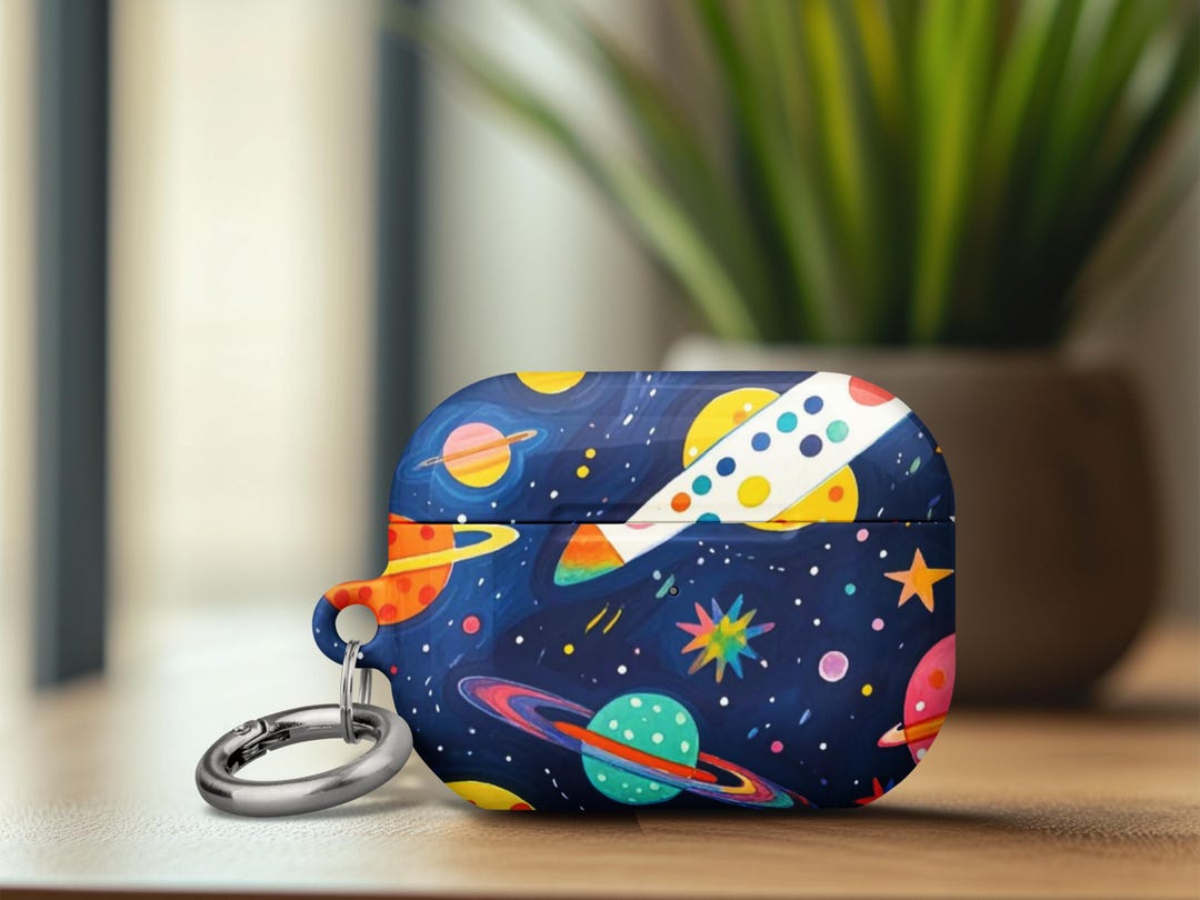 Cartoon AirPod Case Space Planets AirPod Pro 1 Case Space Nasa Lover ...