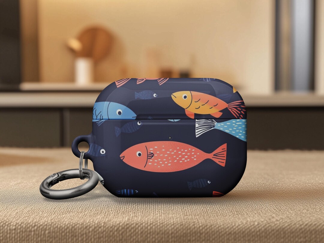 Colorful Fish AirPod Case, Cartoon Case, Keychain Protective Cover for Airpods Pro 1/2 Airpods ...
