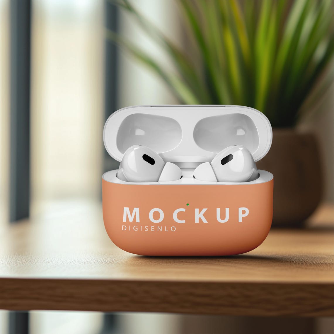 4 AirPod Case Mockup Templates, Easy Edit With Free Photopea Realistic ...