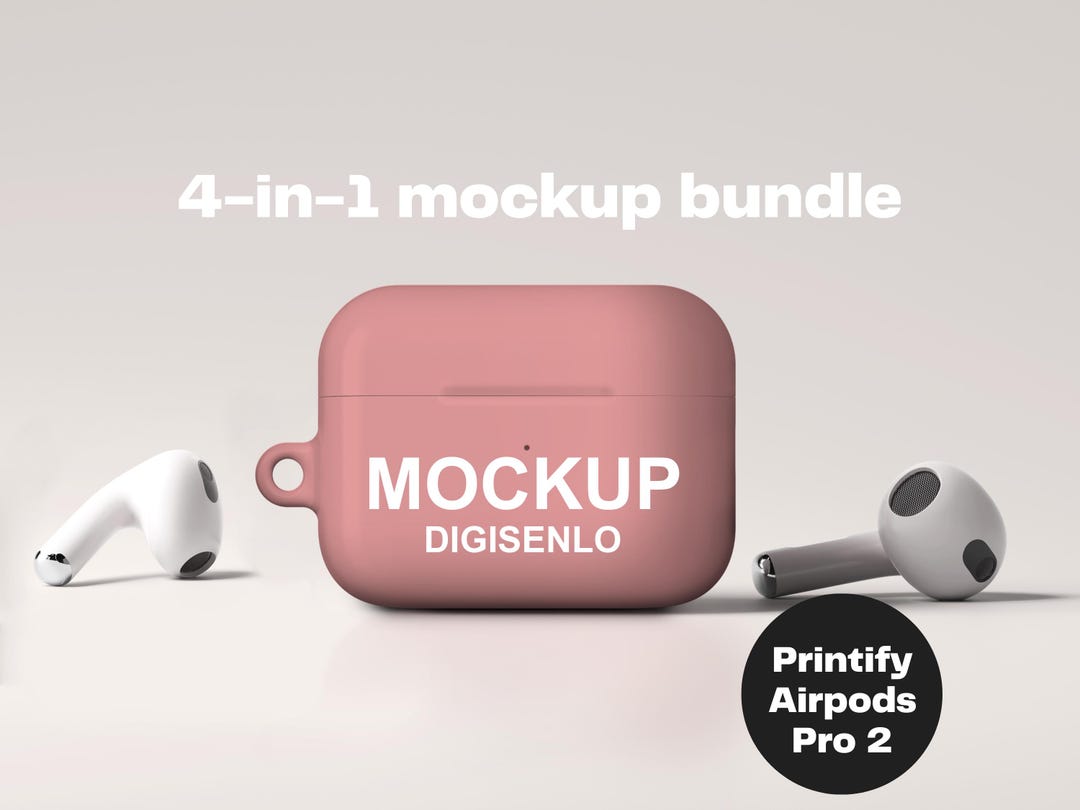 AirPod Case Mockup Bundle: Easy Edit PSD Template (digital Download) - Etsy