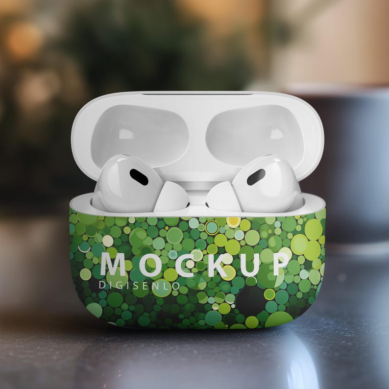 AirPod Case Mockup Template, Easy Edit Canva & PSD Mockup, Customizable ...