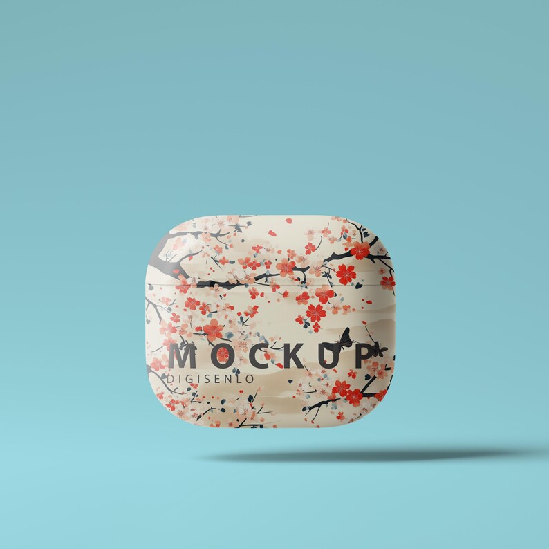 AirPod Case Mockup Template Realistic Photoshop PSD File Customizable ...